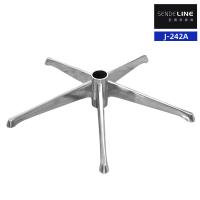 China 5 Star Metal Office Chair Wheel Base Aluminum Alloy Durable Height Adjustment for sale