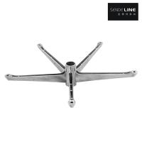 China 5 Star Metal Office Chair Wheel Base Aluminum Alloy Durable Height Adjustment for sale