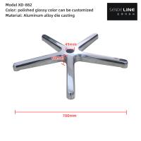 China Modern Office Chair with Metal Base for Maximum Comfort High quality aluminum is durable for sale