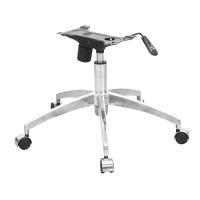 China Height Adjustable Revolving Chair Base With Wheels Aluminum Alloy 660mm diameter for sale