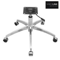 China Height Adjustable Revolving Chair Base With Wheels Aluminum Alloy 660mm diameter for sale