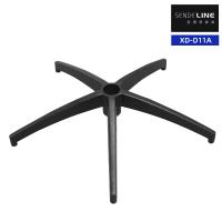 China Black Durable Metal Office Chair Base Replacement Aluminum Alloy Customized for sale