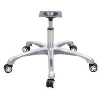 China Five Star Office Chair Metal Base Aluminum Alloy Revolving Chair Wheel Base for sale