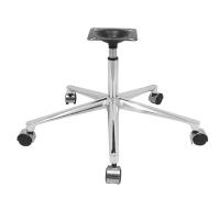 China Stylish Black Office Chair Aluminum Base Height Adjustment With Metal Frame for sale
