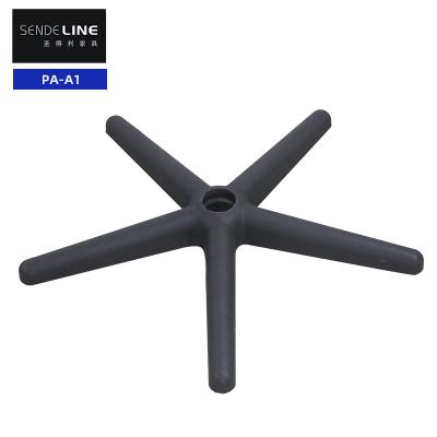 China Black White Nylon Five Star Office Chair Swivel Base With 360 Degree Rotation for sale