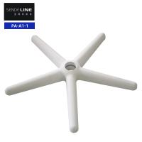 China Black White Nylon Five Star Office Chair Swivel Base With 360 Degree Rotation for sale