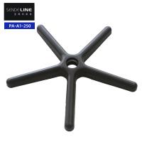 China Black White Nylon Five Star Office Chair Swivel Base With 360 Degree Rotation for sale