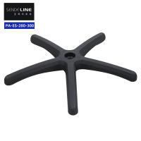 China Height Adjustable Office Chair Nylon Base Plastic Five Star Foot Swivel Office Chair Base for sale