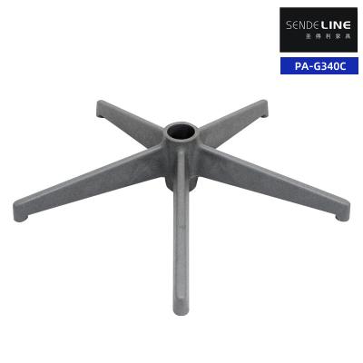 China Nylon Office Chair Swivel Base Five Star Foot Chair Legs Diameter 660mm 600mm for sale