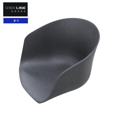China Plastic Office Chair Swivel Chair Seat case Plastic Chair accessories Black white for sale