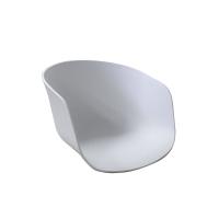 China Plastic Office Chair Swivel Chair Seat case Plastic Chair accessories Black white for sale