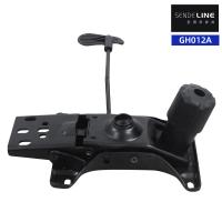 China Black Swivel Office Chair Mechanism Adjustable Modern Style With Gas Lift System for sale