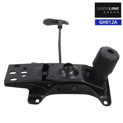 China Black Swivel Office Chair Mechanism Adjustable Modern Style With Gas Lift System for sale