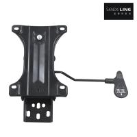 China Black Swivel Office Chair Mechanism Adjustable Modern Style With Gas Lift System for sale