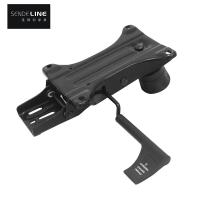 China Black Steel Adjustable Office Chair Mechanism Replacement With Gas Lift System for sale