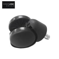China Nylon Office Chair Wheel Replacement 50mm Ring / Thread Cardan Bifma Test for sale