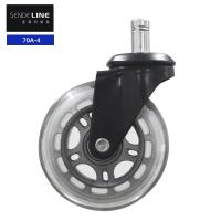 China Metal Office Chair Wheel Replacement 75mm Medical Swivel Chair Wheel Replacement for sale