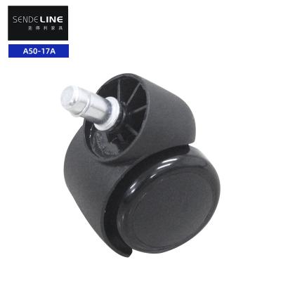 China 0.5kg Load Office Chair Wheel Replacement Nylon 50mm 5 Wheels Office Chair Pulley for sale
