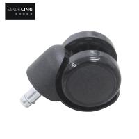 China 0.5kg Load Office Chair Wheel Replacement Nylon 50mm 5 Wheels Office Chair Pulley for sale