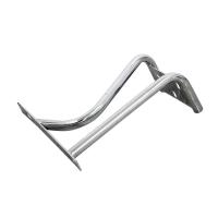 China Universal Office Chair Armrest Replacement Chrome Plated Iron Chair Handrail 20mm dia for sale