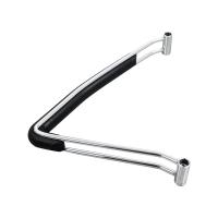 China Universal Desk Chair Armrests Electroplate Ergonomic Chair Armrest Chrome Plated for sale