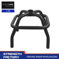 China Black / Chrome Office Chair Metal Frame Office Chair Hardware Accessories for sale