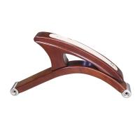 China Office Home Wooden Chair Armrest Reddish Brown Solid Wood Chair Arm for sale