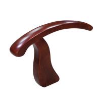 China Modern Wooden Armrest Replacement For Office Chair Reddish Brown Standard Height for sale