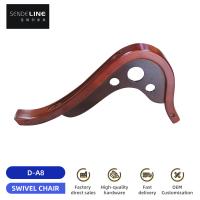 China Reddish Brown Wooden Chair Armrests Easy Installation Removal For Home / Office for sale