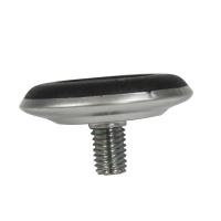 China Plastic / Stainless Steel Table Legs 18mm 20mm Thread Table Feet Adjusters for sale