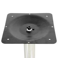 China Fixed Non adjustable Chrome Round Metal Chair Base Special Disc Base Bar Top Base for sale