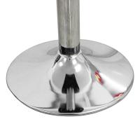 China Fixed Non adjustable Chrome Round Metal Chair Base Special Disc Base Bar Top Base for sale