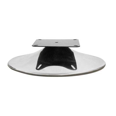China Black Fixed Swivel Chair Chrome Base Customizable Rotation Function for sale