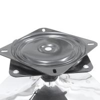 China Fixed Chrome Bar Chair Accessories Sofa Chair Disc Base Rotation And Automatic Return for sale
