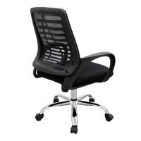 China Student Staff Black Mesh Office Chair Conference Reception Simple Swivel Chair for sale