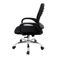 China Student Staff Black Mesh Office Chair Conference Reception Simple Swivel Chair for sale
