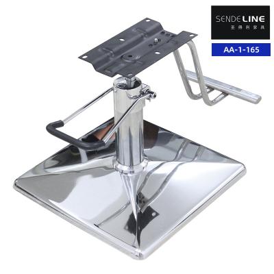 China 200N Pressure Barber Chair Base Assembly Steel Salon Chair Base Replacement for sale