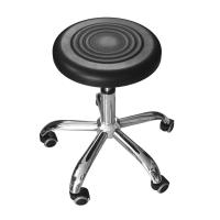 China Beauty Salon Black Round Bar Stool Cushions PU Leather Sponge Lift Chair Cushion for sale
