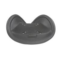 China Black Beauty Salon Saddle Seat Pads Cushions PU Dental Chair Accessories 7cm Thickness for sale