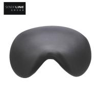 China Black Beauty Salon Saddle Seat Pads Cushions PU Dental Chair Accessories 7cm Thickness for sale