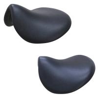 China PU Saddle Seat Cushion Barber Dentist Swivel Bar Stool Cushions Swivel Chair Spares for sale