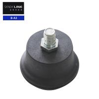 China High Strength Injection Molding Adjustable Table Feet And Chair Fastener Screw 50mm Base Width Fixed Foot for sale
