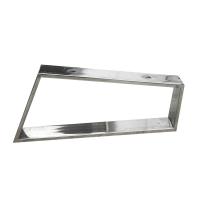 China Stainless Steel Armrest And Barber Chair Base Glossy Color for sale