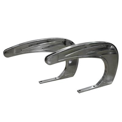 China Stainless Steel Armrest And Barber Chair Base 560 x 29 x 335mm for sale