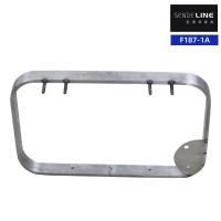 China SS201 Barber Chair Armrests Plating Color 510×40×310mm for sale