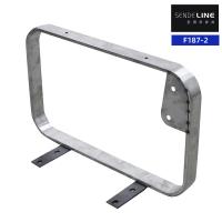 China High Stability Stainless Steel 201 Barber Chair Armrests Easy Assembly for sale