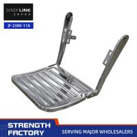 China Iron Barber Chair Footrest Electroplated  Foot Tread Trim Hair Chair Accessories for sale