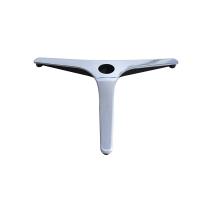 China Modern Metal Office Chair Base With Height Adjustment Polishing Color No Wheels for sale