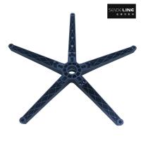 China New Disassembly Passed Bifma Test Black Nylon Swivel Chair With Removable Foot And Casters for sale