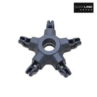 China Factory Wholesale Office Chair Swivel Base With Disassembly Black Nylon Bifma Tested  350mm Radius for sale